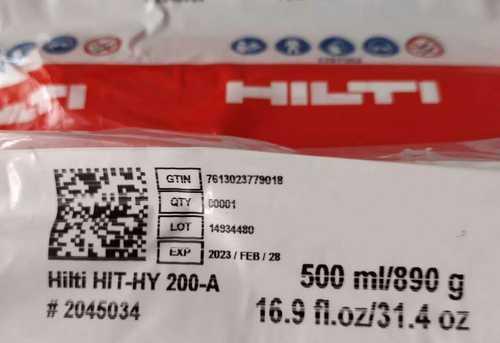 Химический анкер hilti