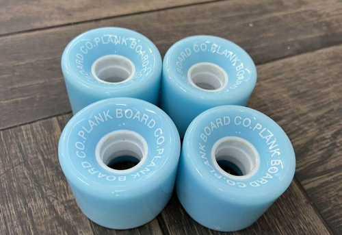 Колеса скейт лонгборд Plank 60mm light blue