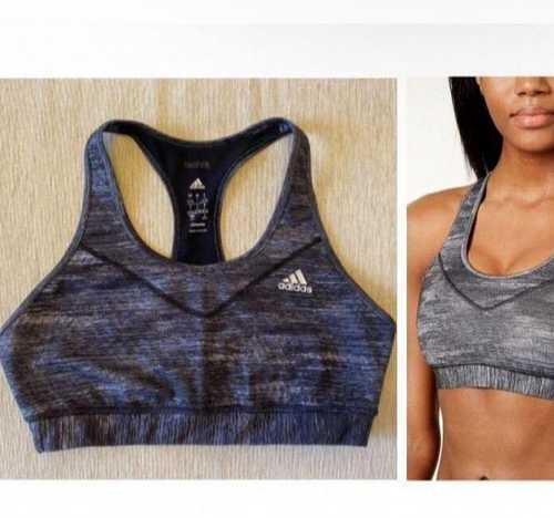 Спортивный женский топ бюст бра Adidas Techfit. L