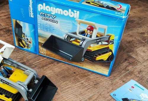 Playmobil Гусеничный погрузчик бульдозер