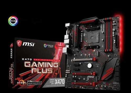 MSI X470 gaming plus, SocketAM4, AMD X470, ATX