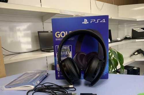 Гарнитура Sony Playstation 4 Gold Wireless Headse