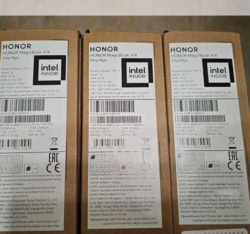 Honor magicbook x14", i5-13420, 16/512gb, win11