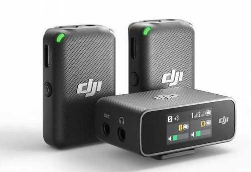 Микрофон DJI Mic (2 TX + 1 RX + Charging Case)