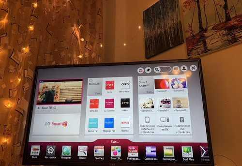 Телевизор Lg SMART tv 39LA620V