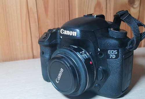 Canon 7d body + 6 объективов + внешняя вспышка