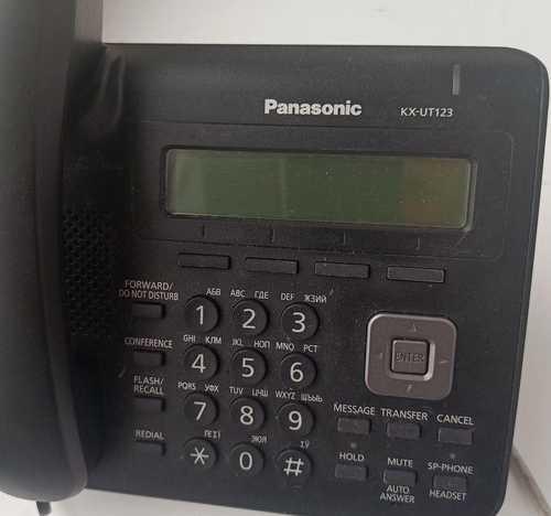 SIP телефон Panasonic KX-UT123RU-B