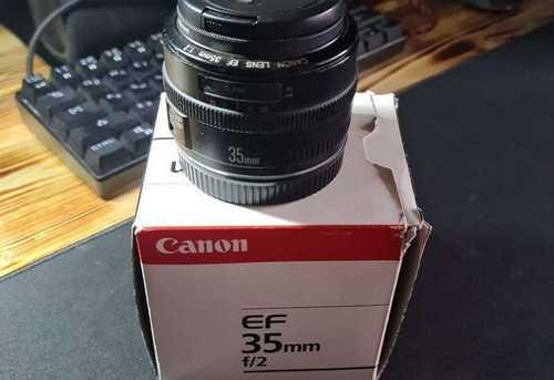Объектив Canon EF 35mm f/2