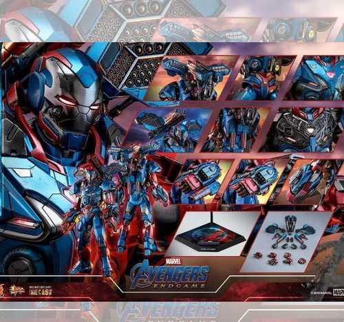 Hot toys Avengers Endgame Iron Patriot Diecast