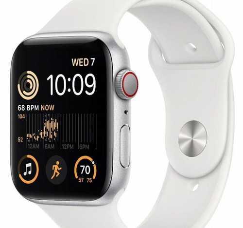 Apple Watch Series SE Gen 2 44 ммsilver/white Band