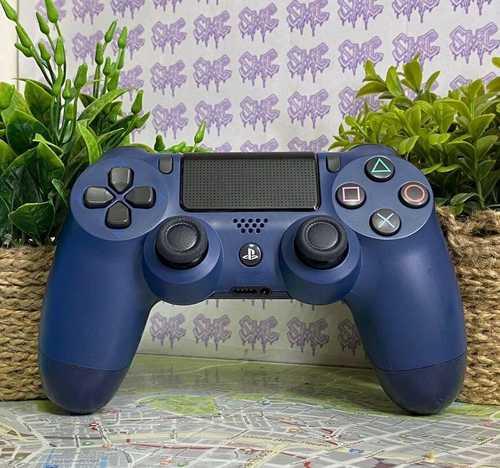 «Вечный» Джойстик Sony DualShock 4 V2 Navy