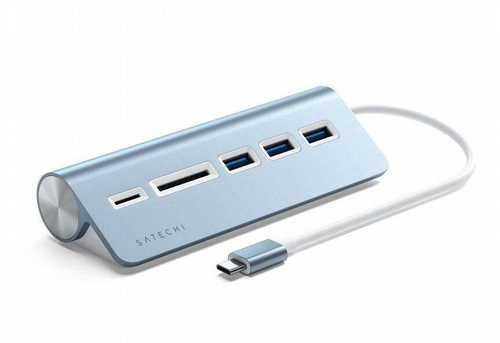 Адаптер Satechi Aluminum USB-C Hub со встроенным