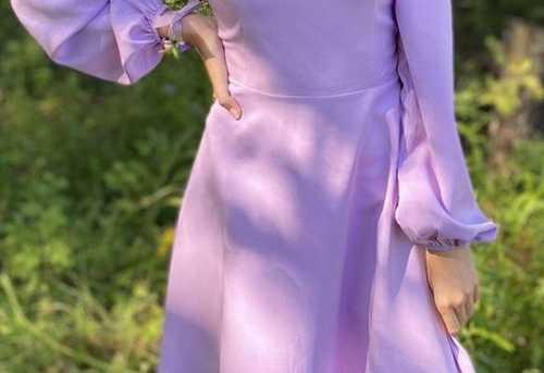 Платье женское лавандовое