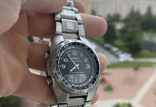 Часы casio amw-700 fishing gear оригинал
