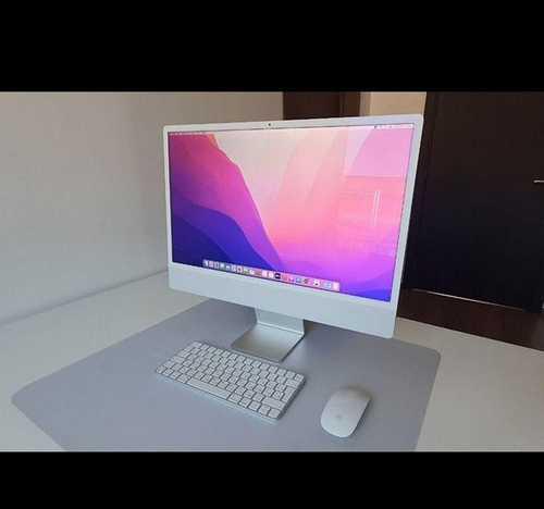 Моноблок Apple iMac 24 M1/8/256 Silver (mgpc3RU/A)