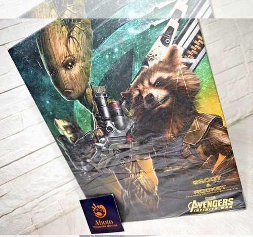 Hot toys MMS476 Avengers Infinity War Groot Rocket