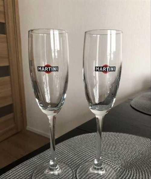 Бокалы для шампанского Martini