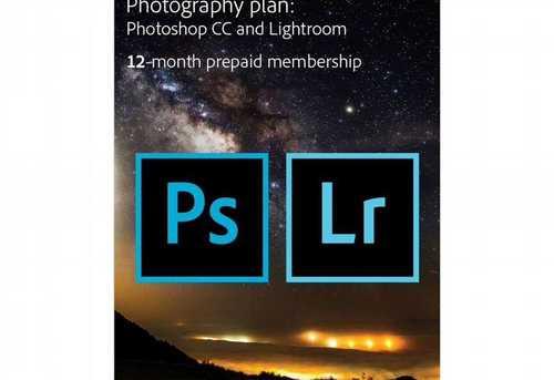 Adobe Photoshop, Lightroom, Firefly Al 1/12 мес