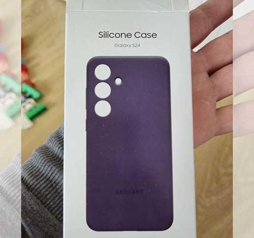 Чехол samsung silicone case s24