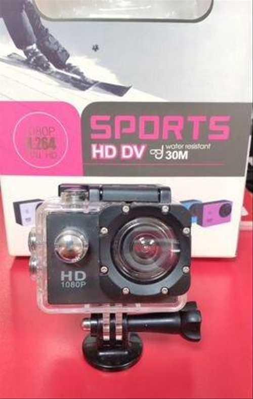 Видеокамера экшн камера sports HD DV 1,5' LCD
