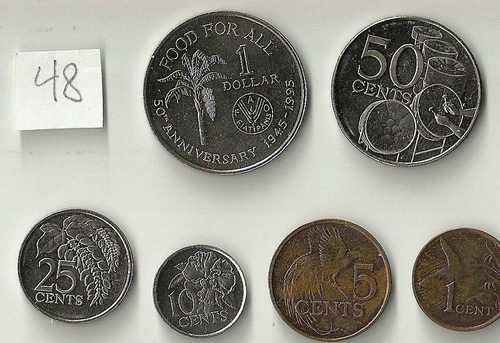 Набор 6 монет Тринидад и Тобаго 1995-2006 год