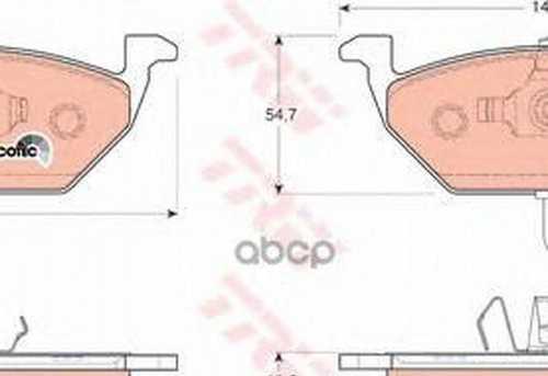 Колодки тормозные дисковые перед GDB1386 TRW
