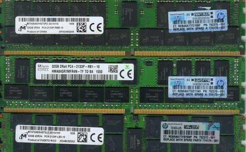 Серверная память Ddr4 ecc reg 32gb