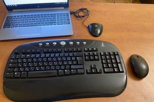 Набор Logitech беспроводная клавиатура и мышь usb