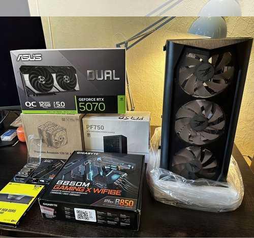 Игровой пк 7800X3D / 5070 / B850 / 32GB D5