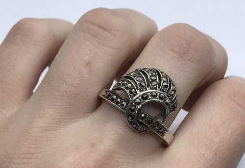 Кольцо Серебро 925 марказит винтаж