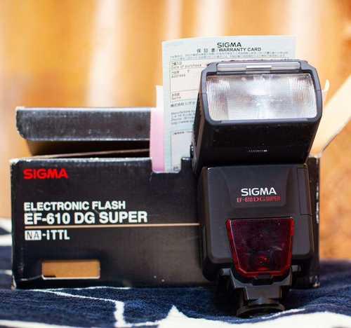 Вспышка Sigma EF-610 DG Super Nikon