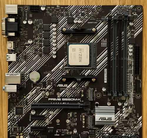 Комплект B550M 5700X 16gb