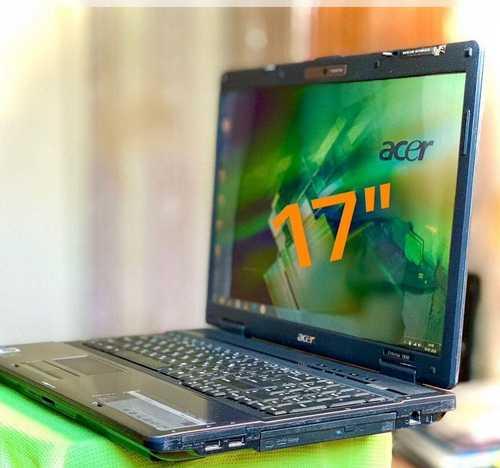 Огромный Acer 17” с нюансом/SSD/4Гб/2 ядра/GeForce