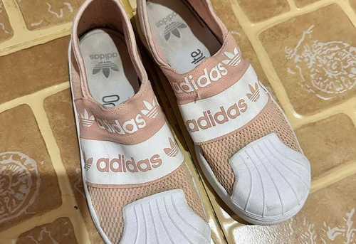 Слипоны для девочки Adidas р.35