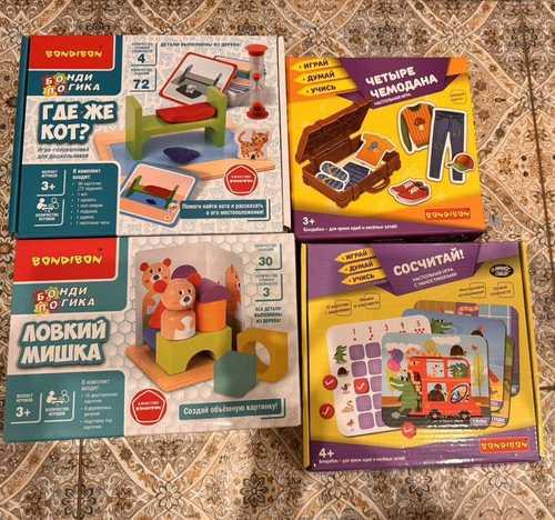 Развивающие игры bondibon