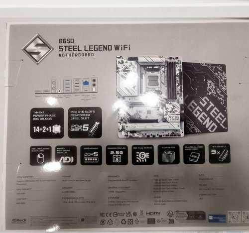 Материнская плата ASRock B650 Steel Legend WiFi