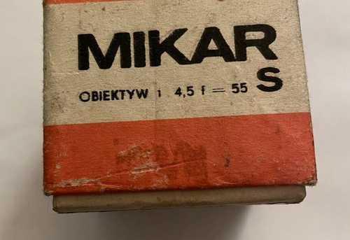 Объектив Mikar/s 4,5/55 M42