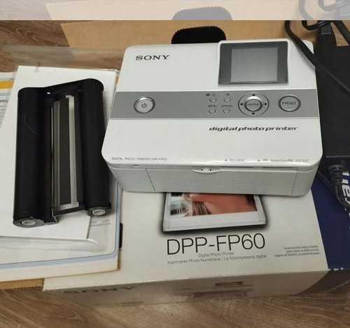 Фотопринтер мини sony DPP-FP60