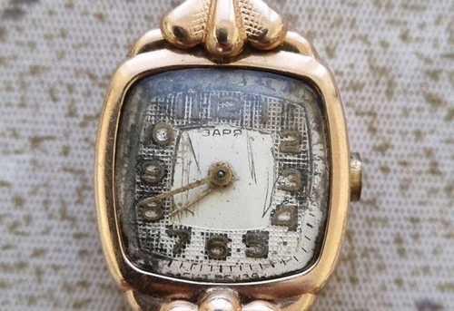 Женские часы Заря, золото 583 проба, мдмф8, СССР