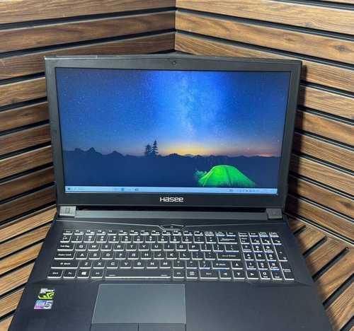 Игровой ноутбук Hasee I5-9400/1660TI/16GB/512SSD