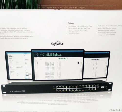 Ubiquiti Unifi EdgeSwitch 24 250W новый