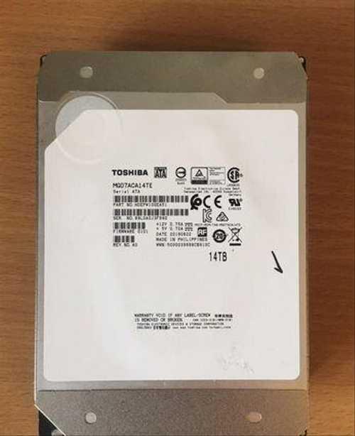14tb Жесткий диск Toshiba