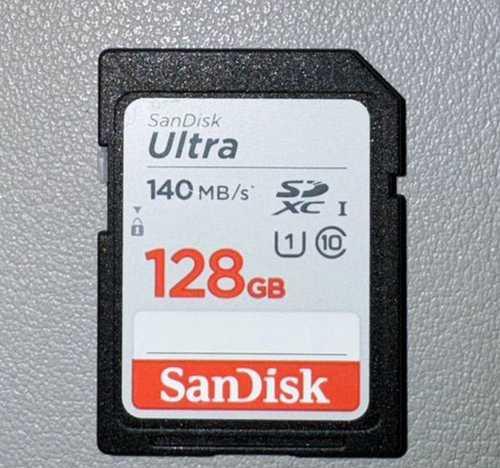 Карта памяти sdhc ScanDisk 128 GB