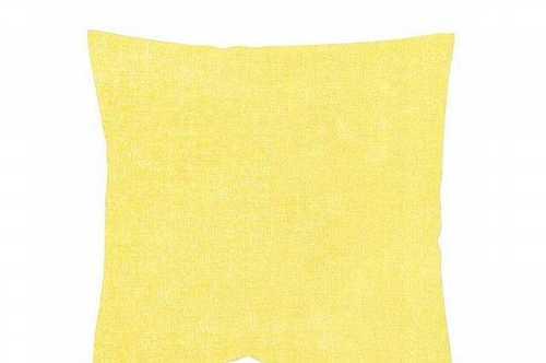 Декоративная подушка Желтый Микровельвет в наличии