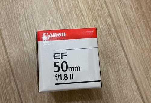 Canon ef 50mm f 1.8 ii