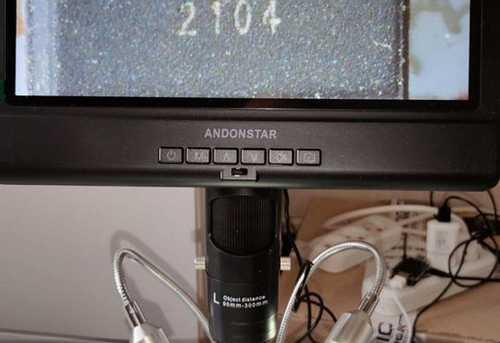 Микроскоп Andonstar AD209. Монитор 10,1 дюймов