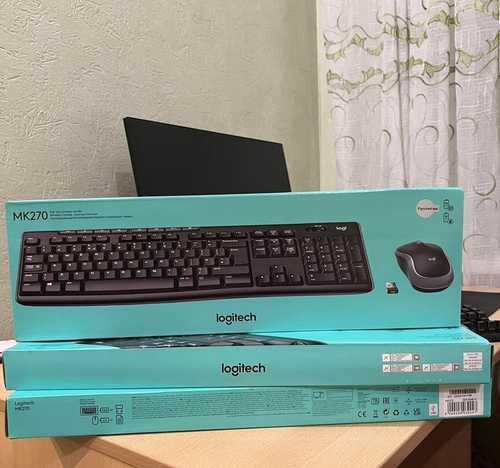 Клавиатура + мышь беспроводная Logitech MK270