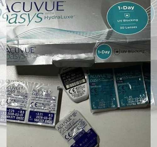 Линзы acuvue oasys -3.25