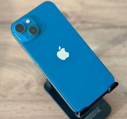 iPhone 13 128 Blue, отличный, гарантия, sim