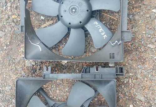 Вентилятор радиатора на Субару Легаси 2005 год